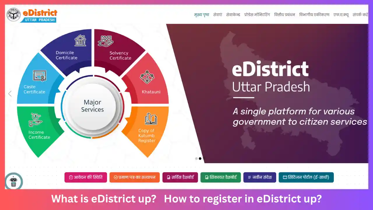 eDistrict Uttar Pradesh | ई-डिस्ट्रिक्ट - Hindi Me 2026